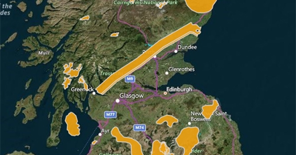Species Conservation and Grey Squirrel Control Areas in Scotland | Azimap